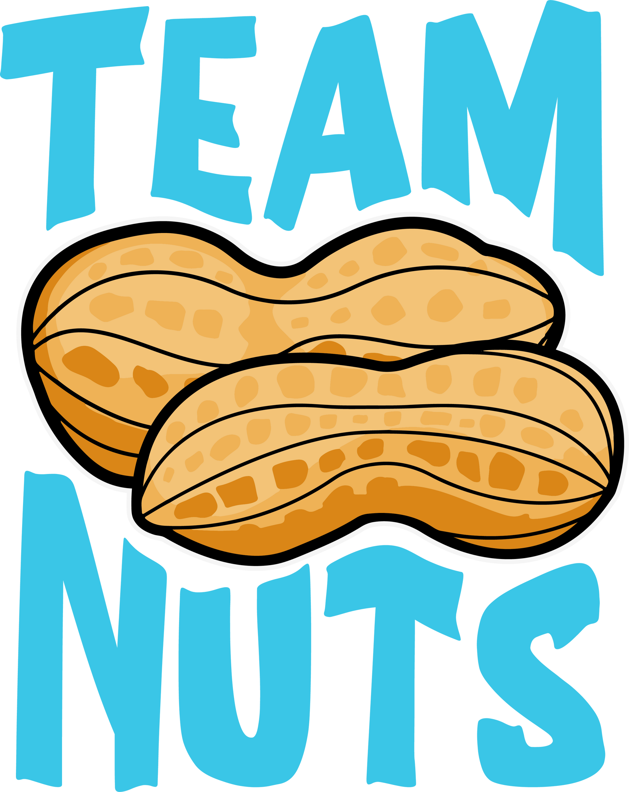 Team Nuts Gender Reveal Transfer – iDezign Kustom Kreations